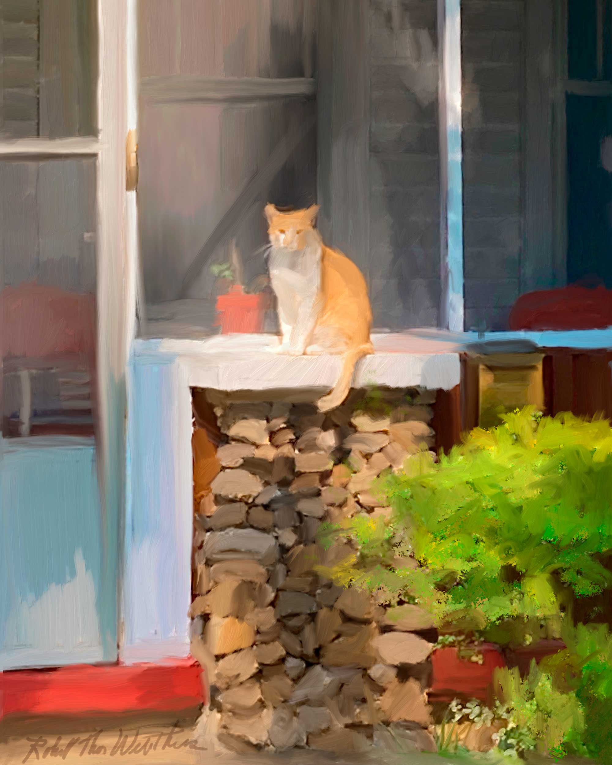 Whiskered Watcher | Robert Thomas Weathers